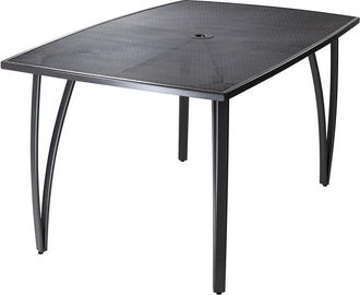 Dema Dema - Table de jardin en m&eacute;tal maill&eacute; Vancouver 1500 x 900 x 720 mm