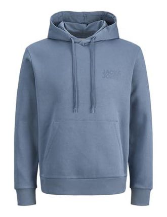 Jack & Jones Jjecorp Noos Pls Sweat à Capuche avec Logo - Grande Taille, Blue Mirage., 6XL