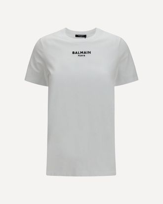 Balmain Cotton logo T-shirt Female XS