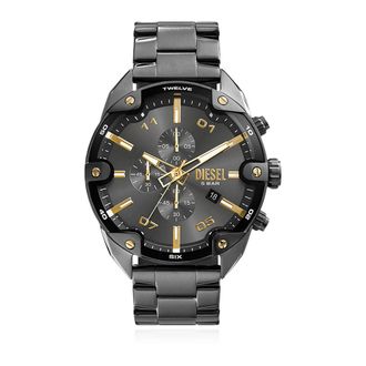 Diesel Spiked Chronograph Watch - - Accessories - Herren - Grau - ONE SIZE
