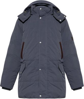 Paul Smith Homme, Vestes, Bleu, Taille: XL Veste isolante à capuche