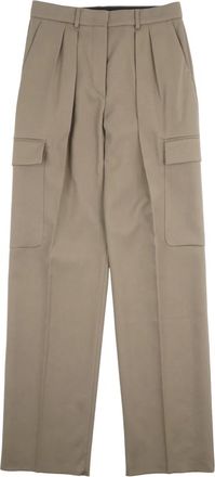 Max Mara Femme, Pantalons, Beige, Taille: 36 FR Wide Pantalons