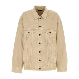 Balenciaga Herren, Jacken, Beige, LGr&ouml;&szlig;e