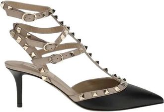 Valentino Garavani Femme, Chaussures, Multicolore, Taille: 36 1/2 EU Escarpin &agrave; bride de cheville Rockstud