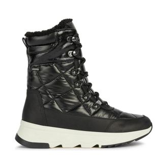 Geox Schwarze Damen Stiefeletten - - Shoes - Damen - Schwarzk - 38 EU