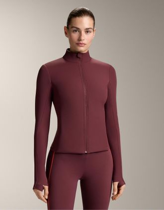 Oysho Fellex Volcanic - Veste rembourr&eacute;e technique - Bordeaux-Rouge