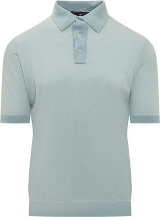 FILIPPO DE LAURENTIIS Homme, Tops, Bleu, Taille: L Polo &agrave; Manches Courtes