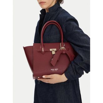 Nine West Handtasche Nine West CEO-Chelsea-Charm-II-LX10185 Dunkelrot