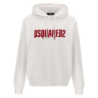 Dsquared2 Horror Logo Wei&szlig;er Hoodie