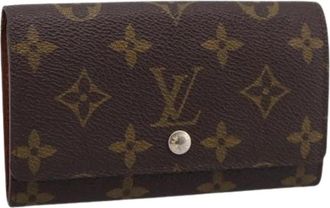 Louis Vuitton Portefeuille pr&eacute;-poss&eacute;d&eacute; en toile - Femme - Pre-owned - Brun - Taille: ONE Size