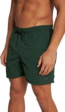 JP1880 Hommes Grandes tailles L-8XL Short de bain uni taille &eacute;lastiqu&eacute;e bleu marine XXL 702532 70-XXL