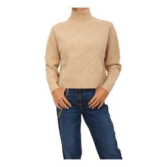 Elisabetta Franchi Femme, Pulls, Brun, Taille: 42 FR Maglia