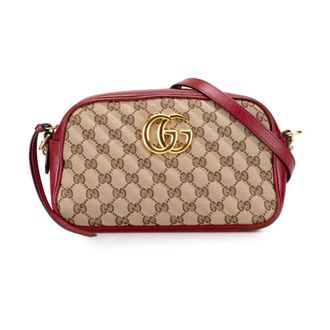 Gucci Sac bandouli&egrave;re matelass&eacute; doccasion - Femme - Pre-owned - Brun - Taille: ONE Size