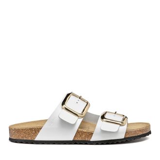 Geox Pantoletten Geox D Brionia R D45Y3B 00085 C1000 Wei&szlig;