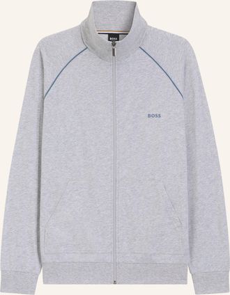 HUGO BOSS Loungewear Jacke Mix&Match Jacket Z Regular Fit grau