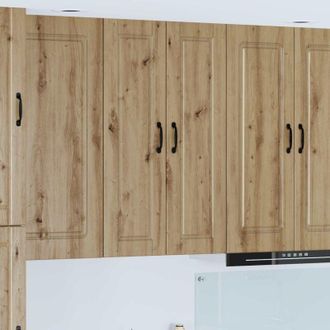 vidaXL vidaXL Armoire de cuisine avec porte Ch&ecirc;ne artisanal 30 x 31 x 100 cm