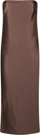 Loulou Studio Femme, Robes, Brun, Taille: 36 FR Giulia Bustier Dress