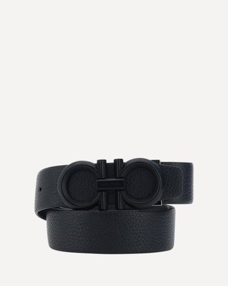 Ferragamo Gancini leather Belt Male 105