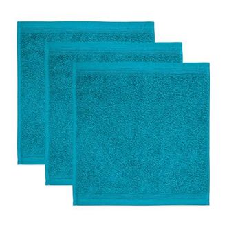 M&ouml;ve Superwuschel Serviette invit&eacute; - Bleu lagon - 30 x 30 cm