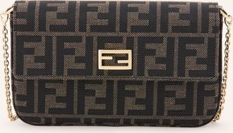 Fendi Umh&auml;ngetasche braun