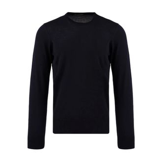 Drumohr Crew Neck M/L Shaved - - Knitwear - Herren - Blau - 3XL