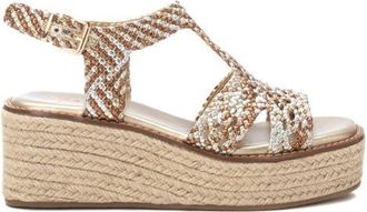 Xti Sandale Femme Or - Chaussures confortables et polyvalentes - Mode décontractée - Modèle 14394202 (Taille38)