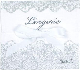 Mathilde M. Sac à main Pochette lingerie Blanc Dentelle