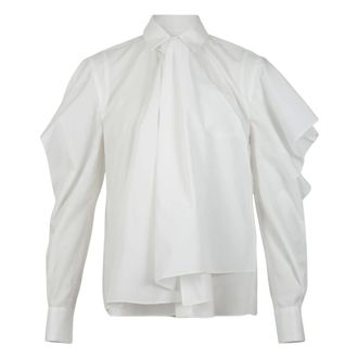 sacai Femme, Blouses et Chemises, Blanc, Taille: 40 FR Camicia