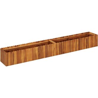 vidaXL Vidaxl - Lit sur&eacute;lev&eacute; de jardin 200x30x25 cm Bois massif dacacia