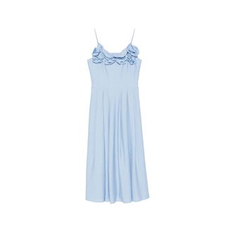 Stine Goya Ruffled Spaghetti-strap Dress