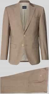 Daniel Hechter Slim Fit Anzug aus Schurwoll-Mix