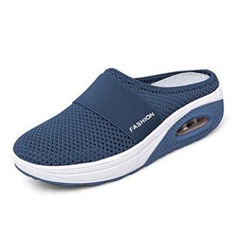 Onsoyours Chaussures Respirantes décontractées à Enfiler avec Coussin dair Chaussures orthopédiques à Coussin dair Chaussures de Marche pour diabétique pour Fem