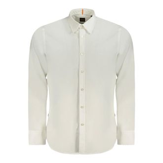 HUGO BOSS Homme, Chemises, Blanc, Taille: S Chemise &agrave; manches longues