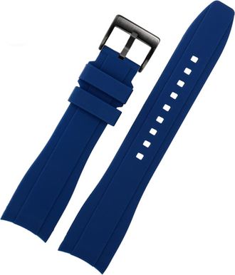 Generic F&uuml;r Longine Citizen BN0193 Gebogene Schnittstelle Silikonarmband 19mm 20mm 22mm 21 Man Soft Armband Zubeh&ouml;r