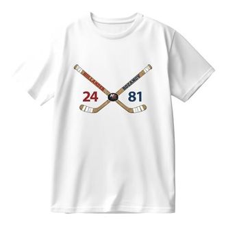 Generic HeatRivalry Hollander Rozanov Hockey T-shirt en coton pour homme et femme &agrave; manches courtes col rond d&eacute;contract&eacute; tendance, blanc, 3XL