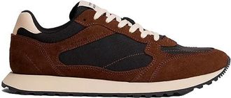 Tommy Hilfiger Herren Runner Sneaker New Runner Eva Mix aus Wildleder, Mehrfarbig (Black/Legacy Brown), 41
