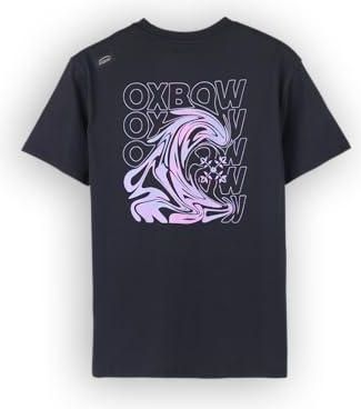 Oxbow Tee-shirt manches courtes coton bio MAGMA Hiver 2025 Manches courtes, Col rond, Motif sur le dos