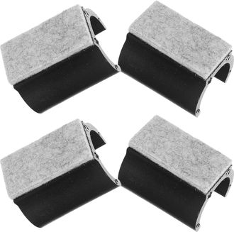 DOITOOL 4 St&uuml;ck U F&ouml;rmige Filzgleiter f&uuml;r Stuhlbeine M&ouml;belgleiter aus Verschlei&szlig;festem Filz Bodenschoner f&uuml;r Hartholzb&ouml;den rutschfest und Ger&auml;uschd&auml;mpfend Zuf