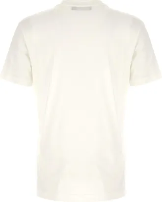 Dolce & Gabbana Logo-Embroidered T-Shirt - White