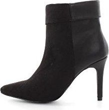 Pieces Valerie, Bottes Classiques fourrées Femme, Noir (Black), 36 EU