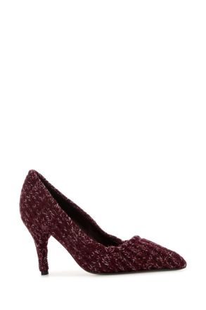 Prada Womens Melange Bordeaux Fabric Pumps Porpora+bia Nco Pawswv Scarpe Con Tacco High Heel Shoes