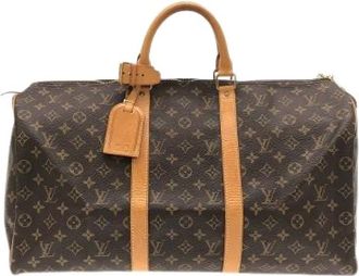 Louis Vuitton unisex, Pre-owned, Brun, Taille: ONE Size Sac Week-End en Toile Pre-owned
