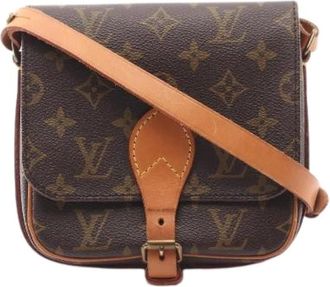 Louis Vuitton Pre-owned Cartouchiere PM Monogram Sac bandouli&egrave;re - Femme - Pre-owned - Brun - Taille: ONE Size