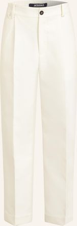 Jacquemus Jacquemus Hose Le Pantalon Croisière Regular Fit weiss