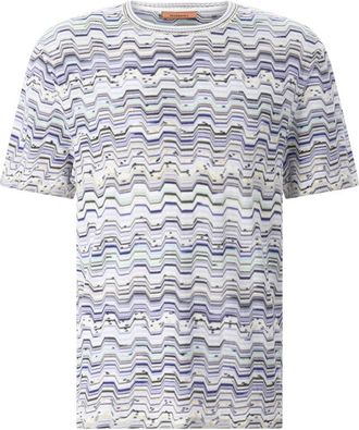 Missoni Homme, Pulls, Multicolore, Taille: XL Haut en maille &agrave; col rond