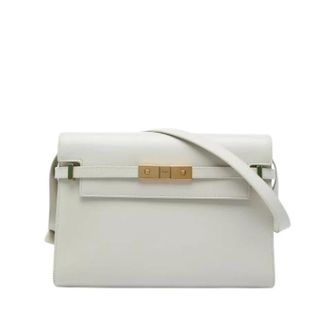 Saint Laurent Pre-owned Manhattan Schultertasche - - Pre-owned - Damen - Wei&szlig; - ONE SIZE