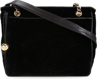 Chanel Klassische Schultertasche - Schwarz
