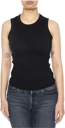 Thinking Mu Femme, Tops, Noir, Taille: 42 FR Hauts sans manches