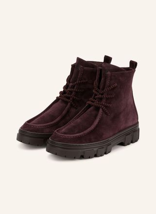 Paul Green Schn&uuml;rboots rot