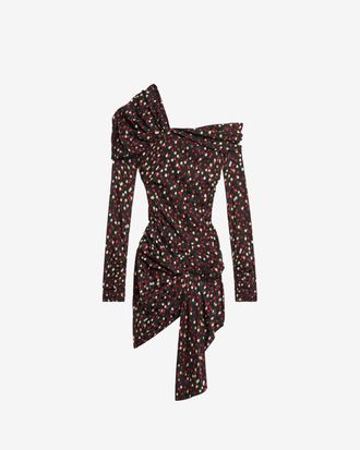 Isabel Marant Robe Elara - Femme - Noir-rouge - Taille40 - Isabel Marant
